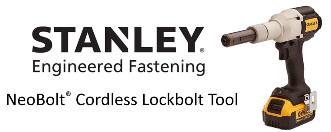 Stanley Engineered Fastening - NeoBolt® Cordless Lockbolt Tool ...