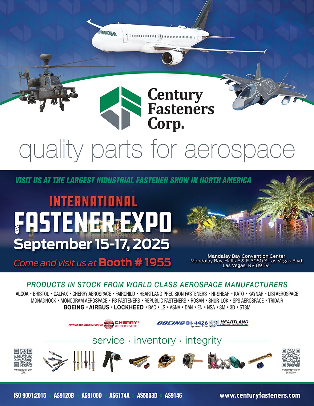 2025 International Fastener Expo - Century Fasteners Corp.